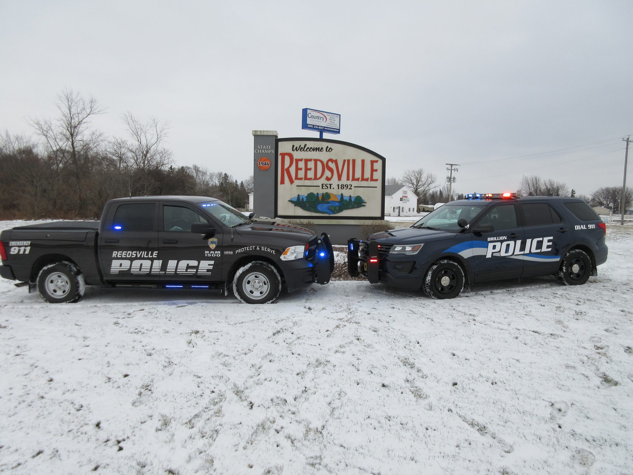 Police Department | Village of Reedsville, Manitowoc County, Wisconsin